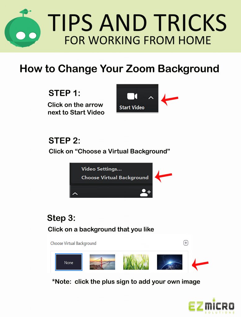 How to Change Your Zoom Background - EZ Micro Solutions